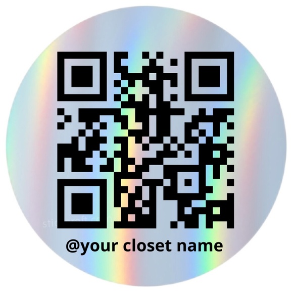 STICKERAFT | Office | Copy Custom Qr Code Round Sticker For Your ...